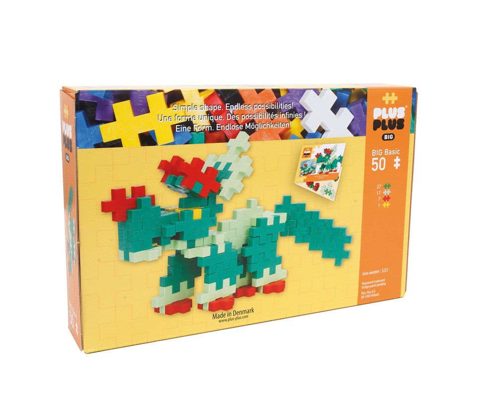 Plus-Plus - BIG Basic Dinosaur - 50 pcs – Good to Play