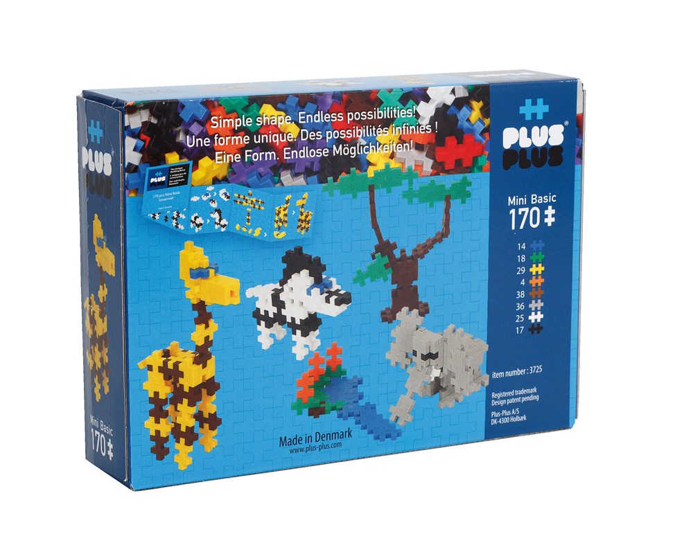 Plus-Plus - Basic Savannah - 170 pcs – Good to Play