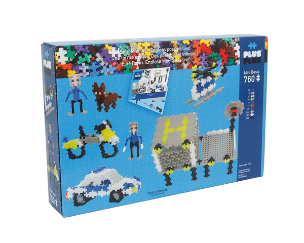 Plus-Plus - Basic Police - 760 pcs – Good to Play